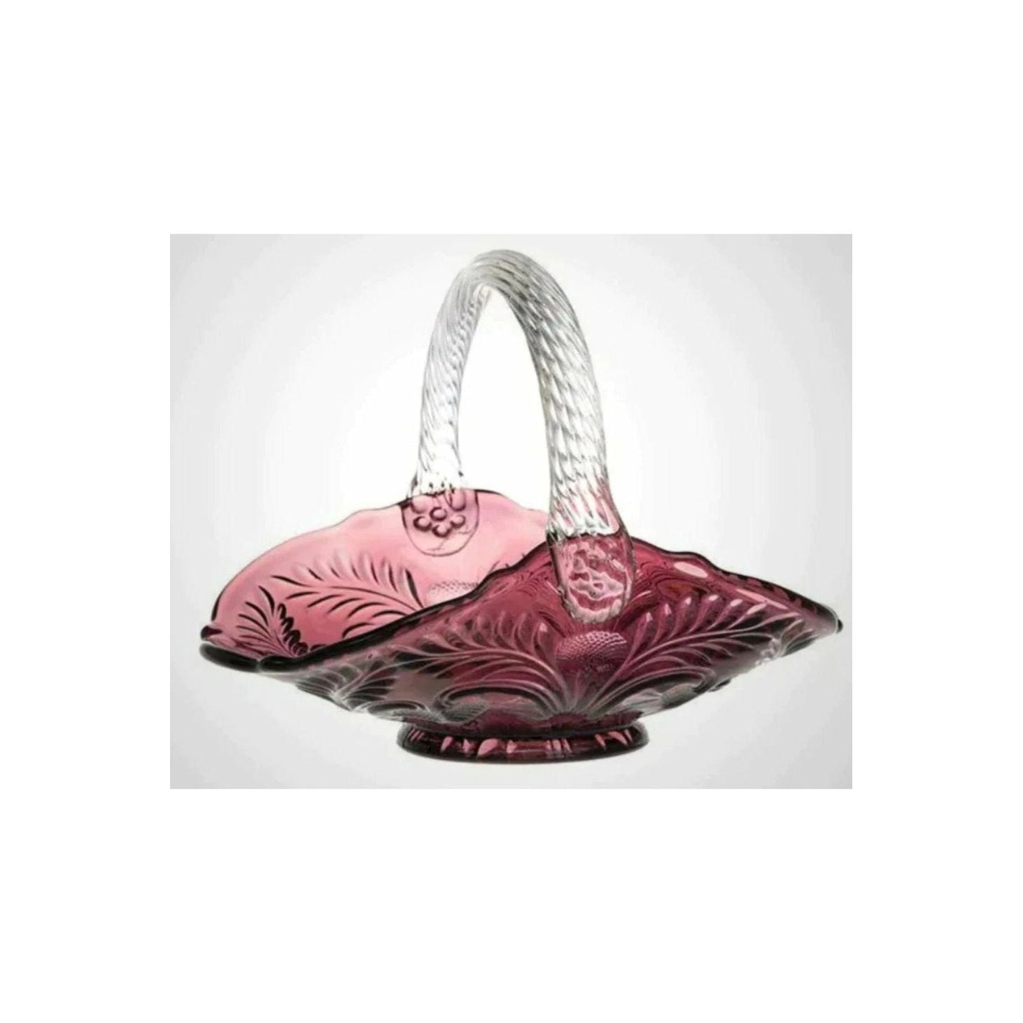 Inverted Thistle Berry Basket – Helen & Phil Rosso, Wholesale Glass ...
