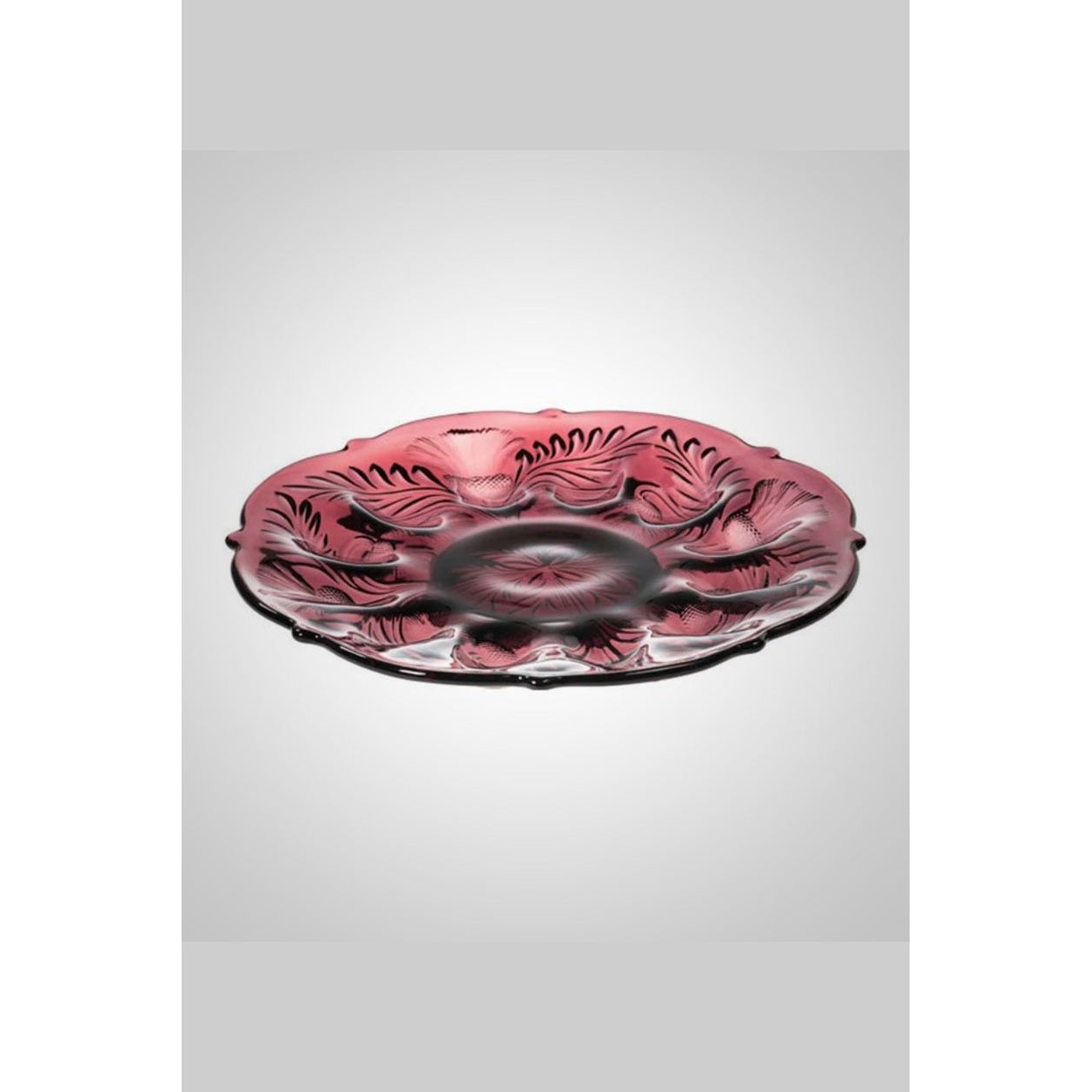 Inverted Thistle Egg Plate – Helen & Phil Rosso, Wholesale Glass ...